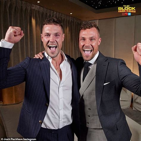Emotional Moment The Block Twins Josh And Luke Embrace Their Builders After Finale Daily Mail