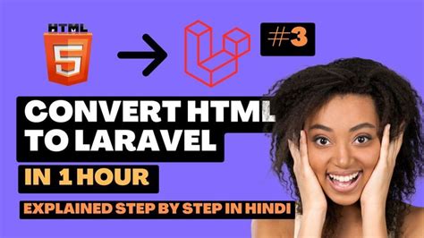 👉 Converting Html Template Into Laravel Project Step By Step Guide In