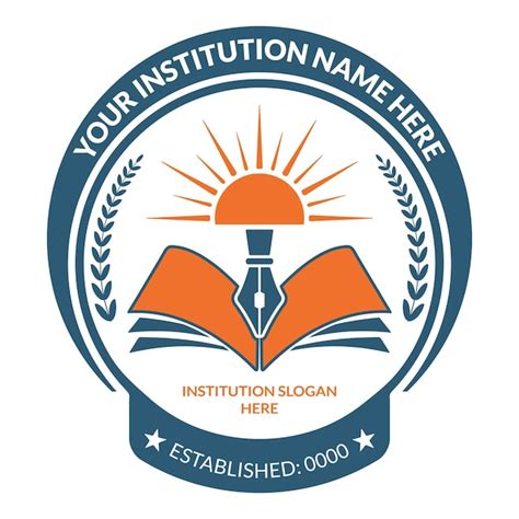 Modèle De Conception Du Logo De Lécole Vecteur Premium