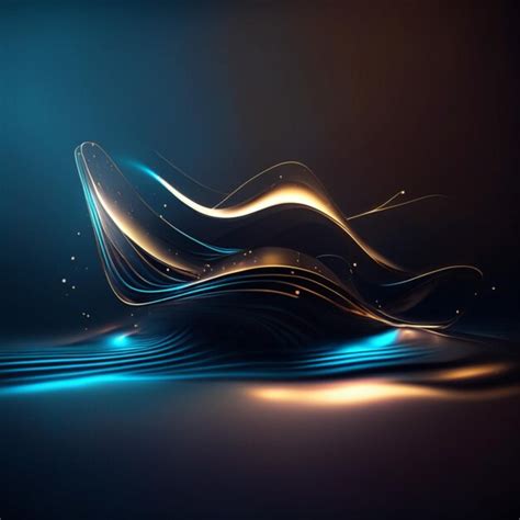 Abstract Glowing Waves Flowing Lines And Vibrant Colors Futuristic Gradients Wallpaper