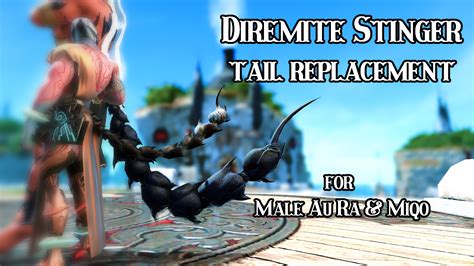Diremite Stinger Tail Replacement For Au Ra Miqo Te Male The Glamour Dresser Final