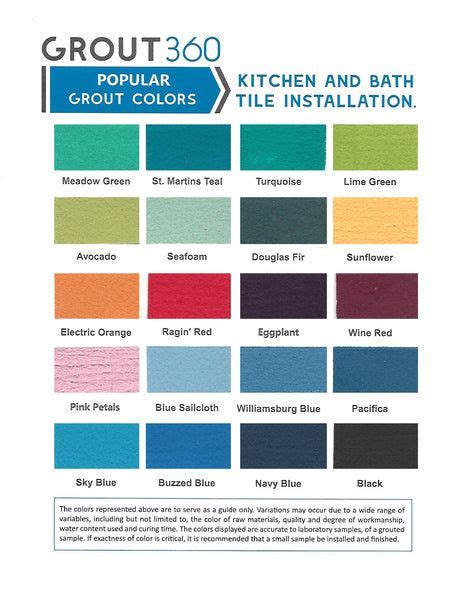 Unsanded Grout Color Collection Of Custom Grout Artofit