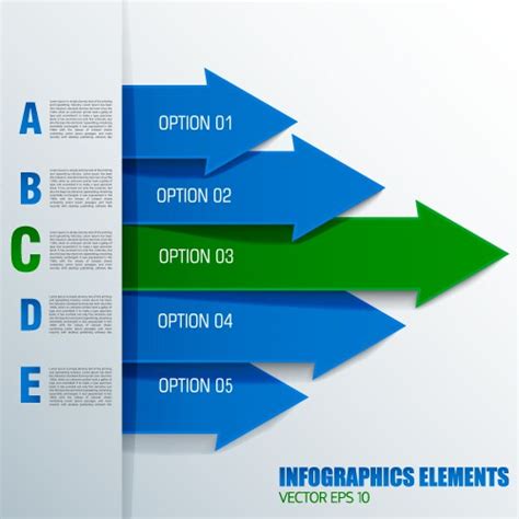 Infographic Diagram Concept Royalty Free Vector Image