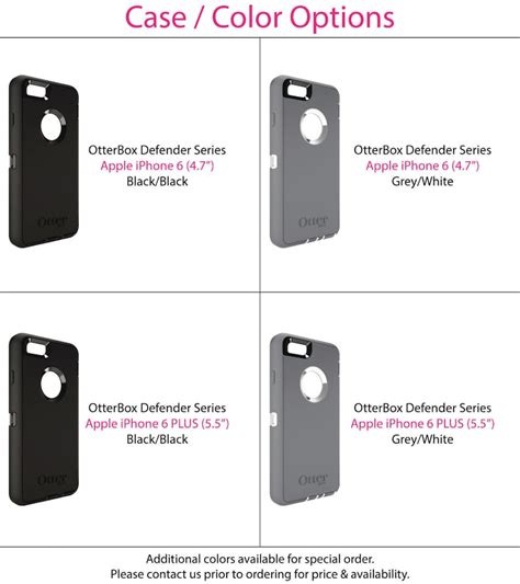 Custom Otterbox Defender Case For Apple Iphone Choose Model Etsy