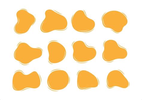 Premium Vector Blob Organic Shape For Copy Space Set Collection Of