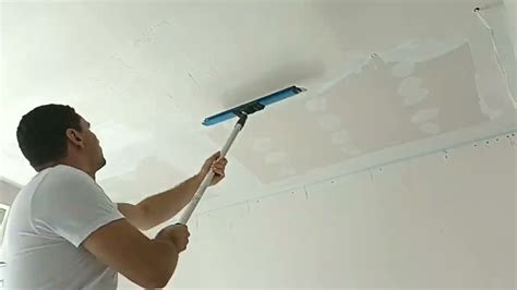 Шпакловане на таван от гипсокартон Youtube