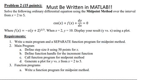 problem 2 15 ﻿points must be ﻿written in