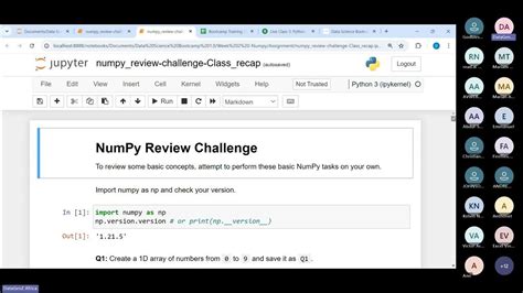 Python For Data Science Live Class 3 Recap Numpy Functions Indexing Ndarrays By Datagenz