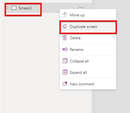 Manage Screens In PowerApps