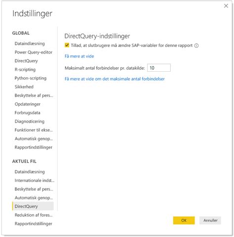 rediger sap variabler i power bi power bi microsoft learn