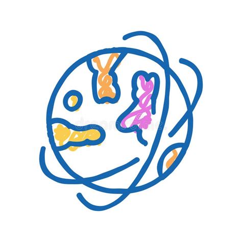 Planet Orbit Color Icon Vector Flat Illustration Stock Illustration Illustration Of Icon