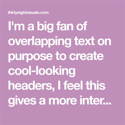How To Overlap Headings In Squarespace • Beatriz Caraballo Mixing Fonts Overlap Squarespace