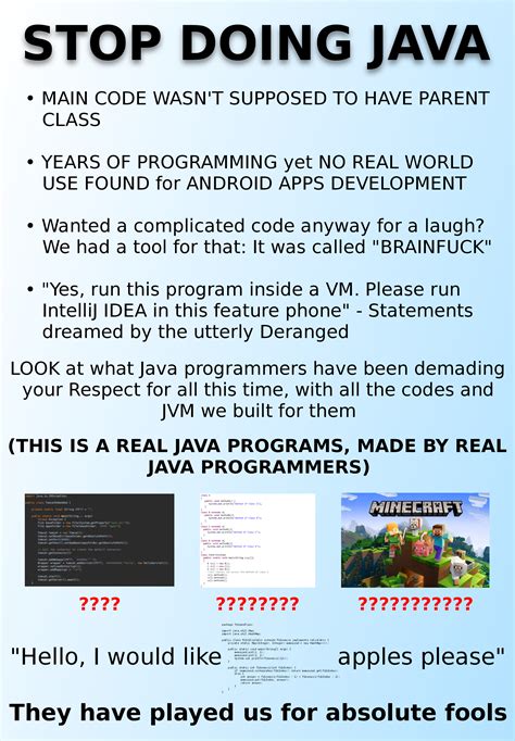Stop Doing Java Rstopdoingscience