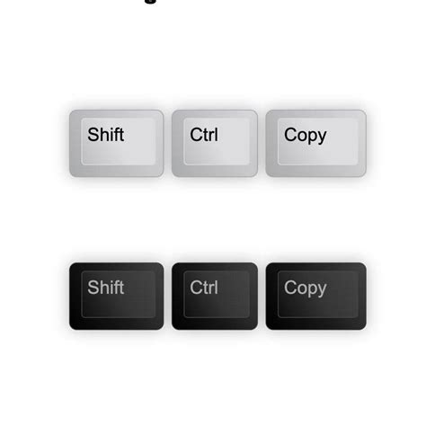 3d Css Keyboard Buttons Interactive Web Ui Instant Download Etsy
