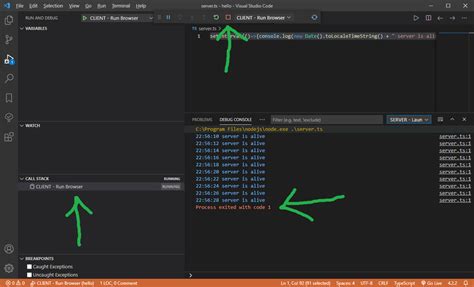 Cordova Client Node Server Debugging Debugger Is Mixed Up Issue 706 Microsoft Vscode