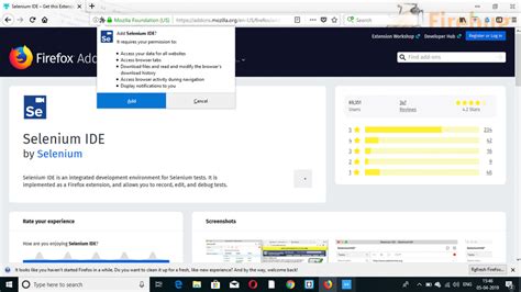 Install Selenium IDE Features Step By Step Installation Of Selenium IDE