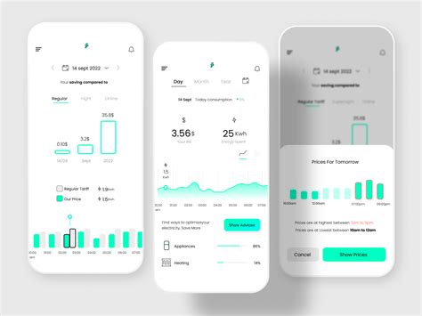 Power Consumption Mobile App Design By Lazy Kar For Lazyinterface Ui Ux