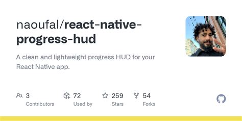 GitHub Naoufal React Native Progress Hud A Clean And Lightweight