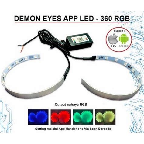 Jual Demon Eye Rgb App Devil Eyes Lampu Led Shroud Biled Android Ios Kota Surabaya Hrv