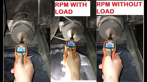 How To Use Digital Tachometer Rpm Meter Speed Meter For Measuring The Motor Rpm On And Off Load
