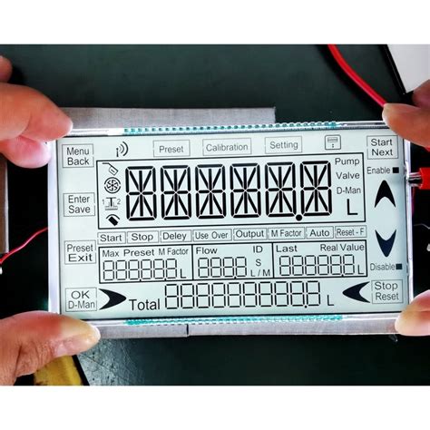 Custom Stn Lcd 7 Segment Display Va Tn Stn Lcm Monochrome Monitor Touch