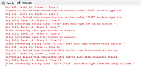 Sql Server Data Type Conversion Methods And Performance Comparison