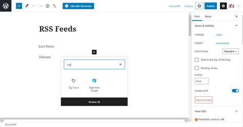 How To Embed Rss Feeds On Wordpress Website Tagembed Support