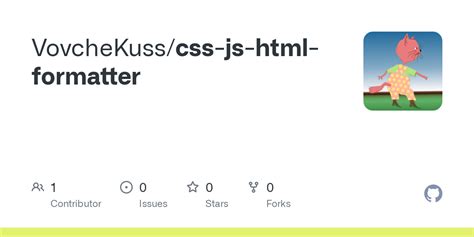 Github Vovchekusscss Js Html Formatter