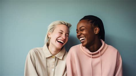 Two People Laughing Together Laughing Is Good For Your Mind And Your