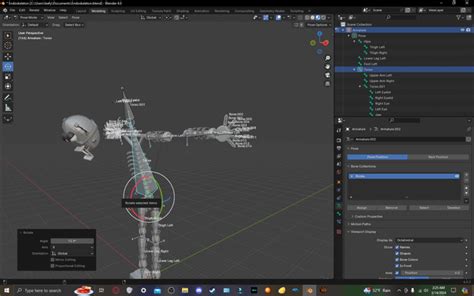 mesh rotation r blender