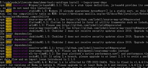 Eresolve Unable To Resolve Dependency Tree How To Fix It