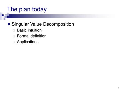Ppt Understanding Singular Value Decomposition And Its Applications Powerpoint Presentation