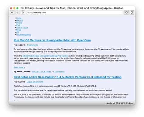Browse The Web Without Css Js Or Images With The Kristall Browser