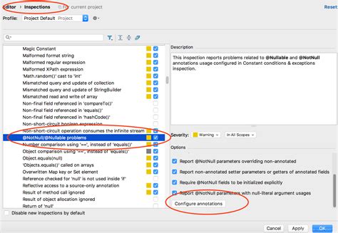 【java】idea notnull nullable 注解 import org jetbrains annotations