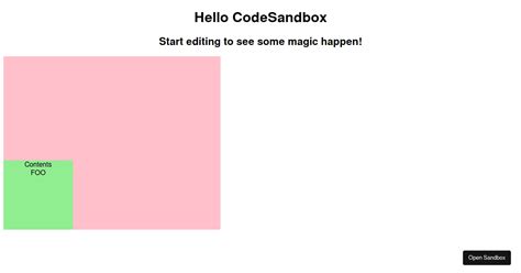 React Resizable Codesandbox