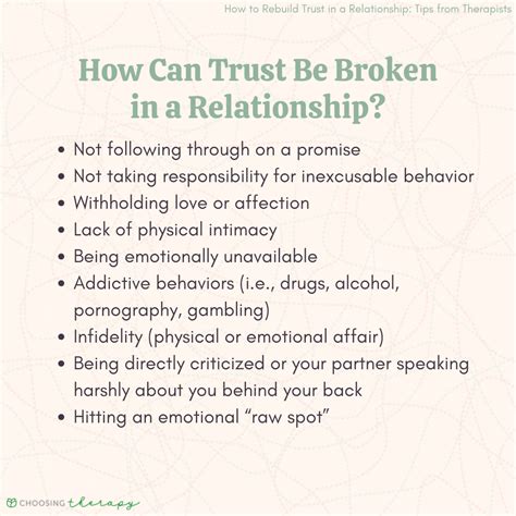 Broken Trust In Love