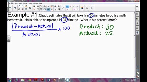 Equation For Finding Percent Error Tessshebaylo