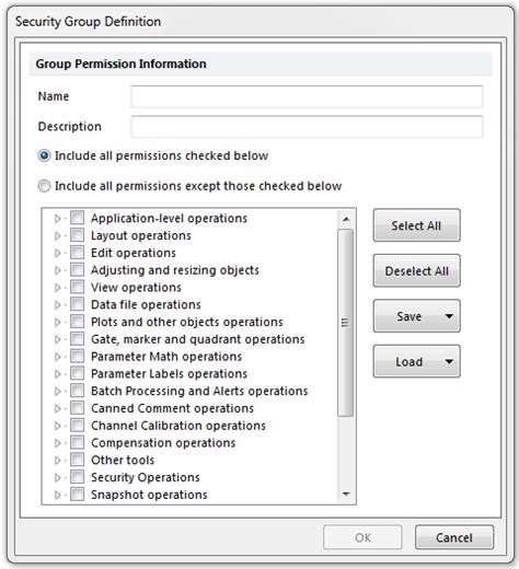 Creating A User Security Group