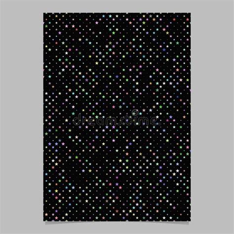 Abstract Pentagram Pattern Page Template Background Stock Vector Illustration Of Modern