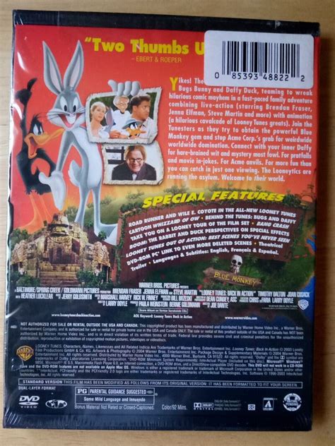 Looney Tunes Back In Action The Movie Dvd 2004 Full Screen Brendan Fraser New 85392880423 Ebay