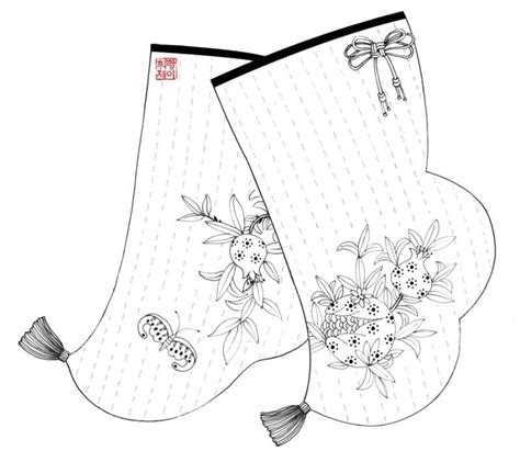 창작도안공유 모란 석류 연꽃 들꽃버선 네이버 블로그 2020 독특한 그림 예술 한국의 미술
