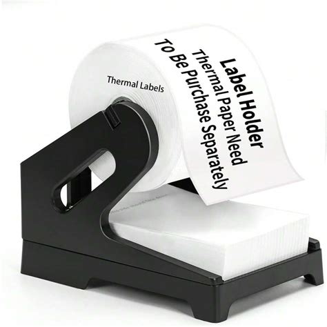 Black Label Holder Thermal Label Holder For Rolls And Fanfold Labels