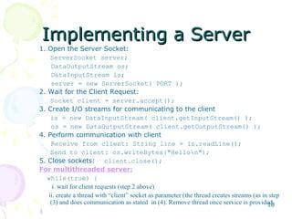 Sockets PPT