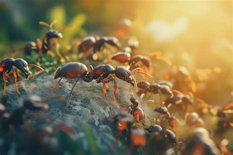 Close Up Of Various Ants With Detailed Texture Stock Image Image Of Antenna Black 378201011