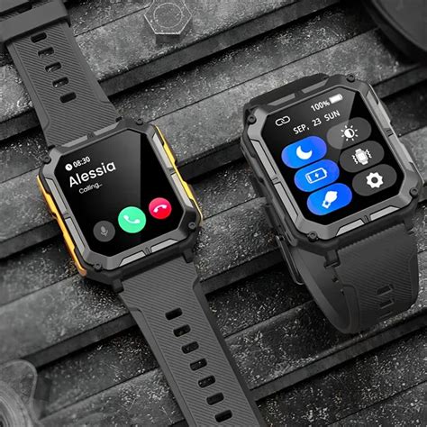 Physical Health Data Monitoring Indestructible Smartwatch Toinsho