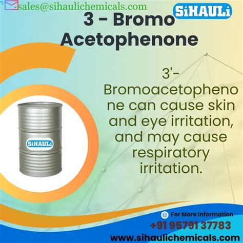 3 Bromo Acetophenone Manufacturers Suppliers Exporters From Vasai