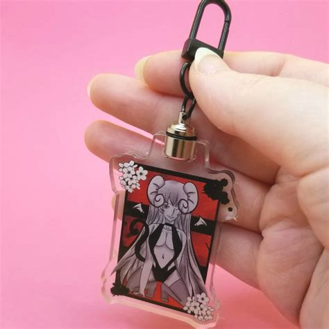 Anime Succubus Hentai Keychain Candy Shaker Keychain Car Key