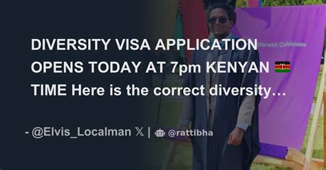 Diversity Visa Application Opens Today At 7pm Kenyan 🇰🇪 Time Here Is The Correct Diversity Visa