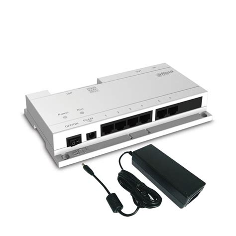 Dahua Ip Intercom 6 Port Poe Switch Power Supply Included
