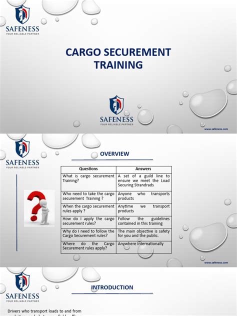 Saf Training The Cargo Securement English Pdf Rope Cargo
